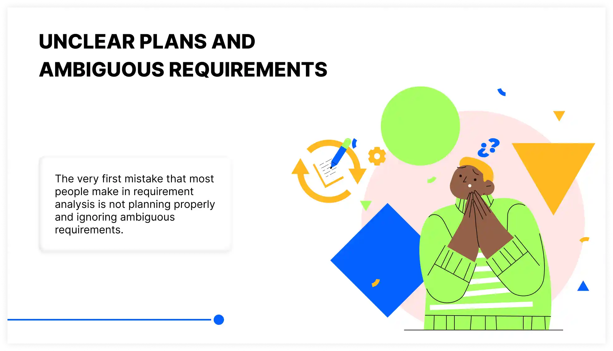 Common Pitfalls and Mistakes to avoid in Requirements Analysis